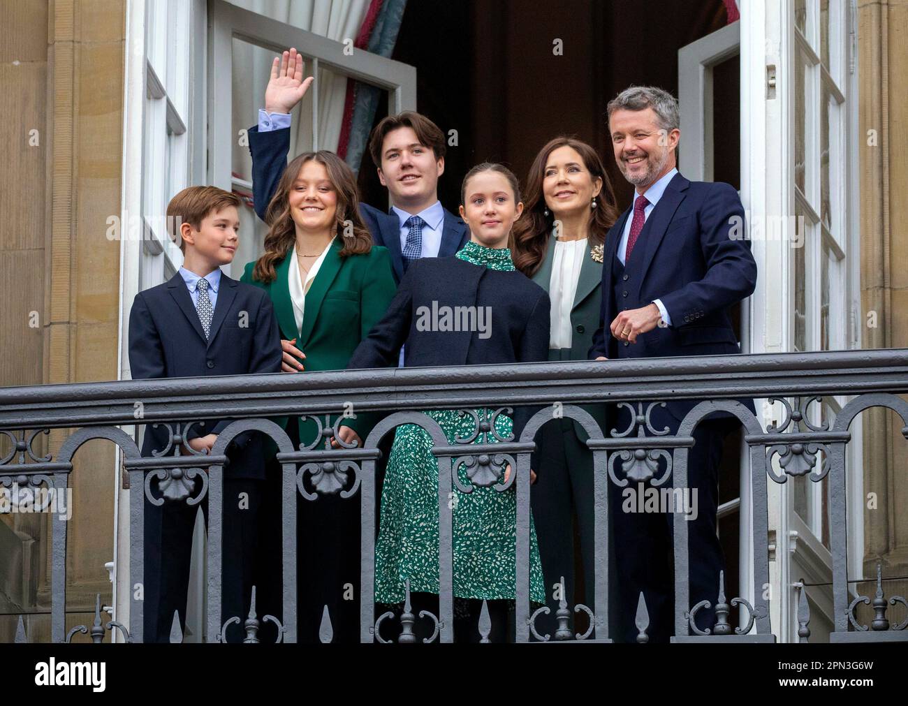 Crown Prince Frederik, Crown Princess Mary, Prince Christian, Princess ...