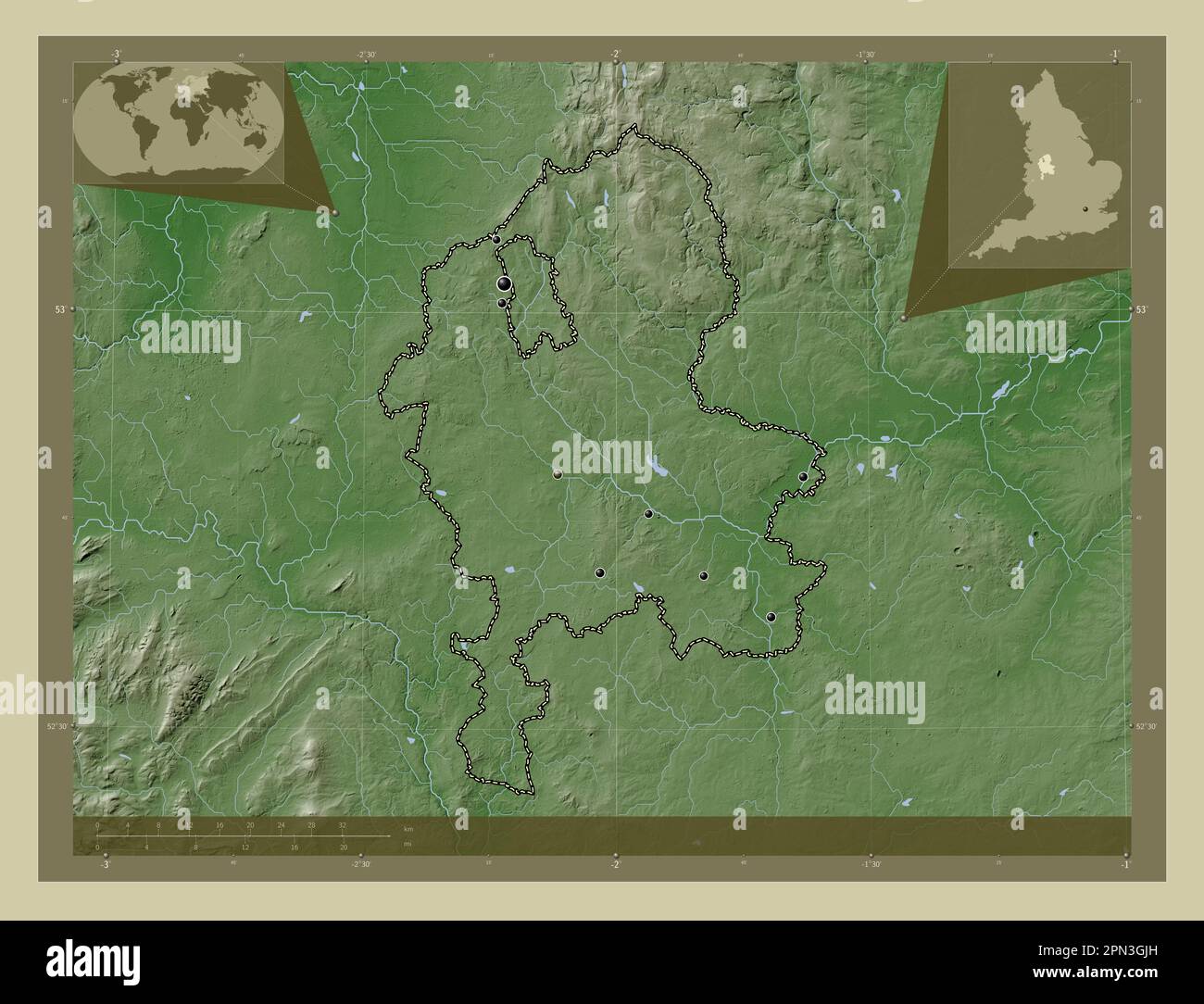 Staffordshire, administrative county of England - Great Britain ...