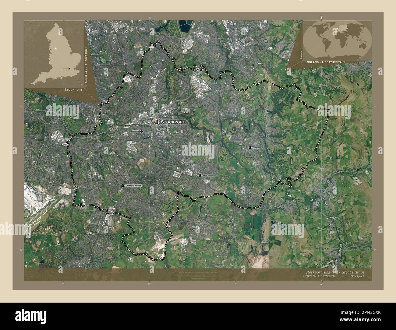 Stockport, metropolitan borough of England - Great Britain. High ...
