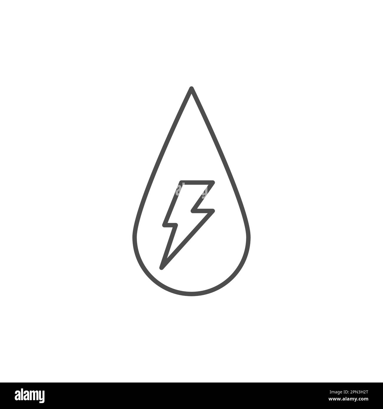 Water energy related vector linear icon Stock Vector Image & Art - Alamy