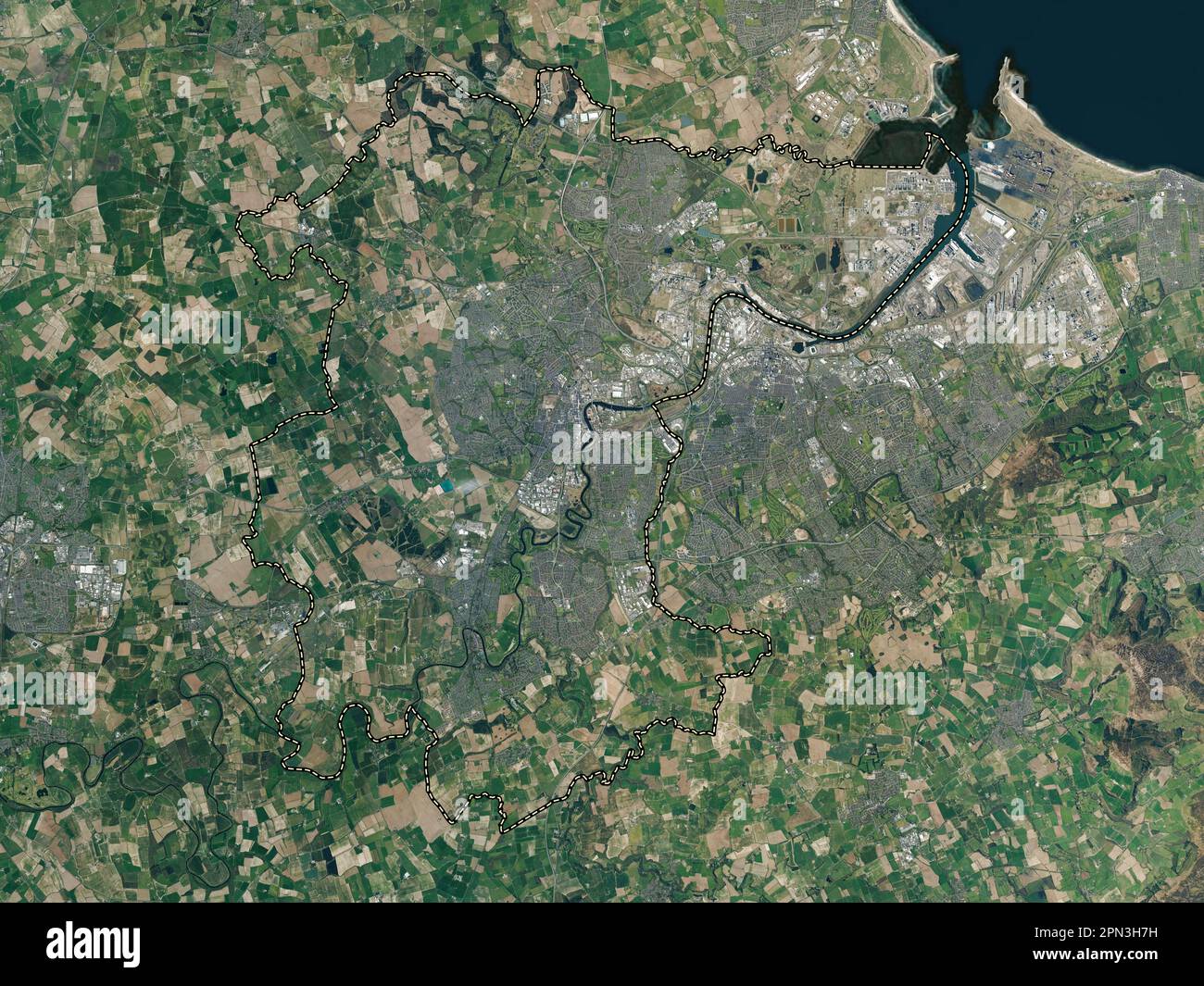Stockton-on-Tees, unitary authority of England - Great Britain. High ...