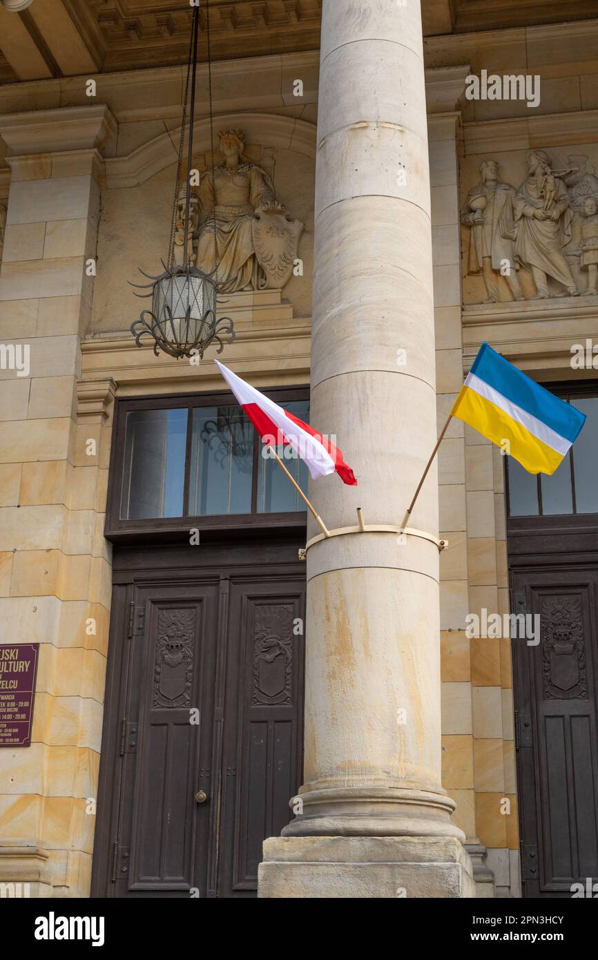 Upper Lusatian Memorial Hall in Zgorzelec, Poland. Polish and Ukrainian ...