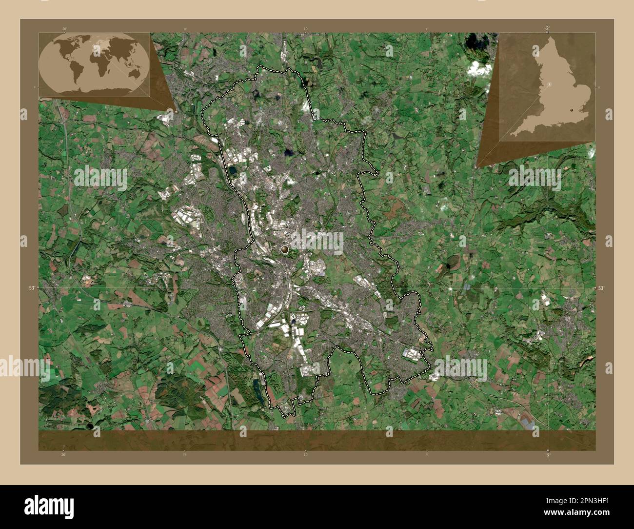 Stoke-on-Trent, unitary authority of England - Great Britain. Low ...
