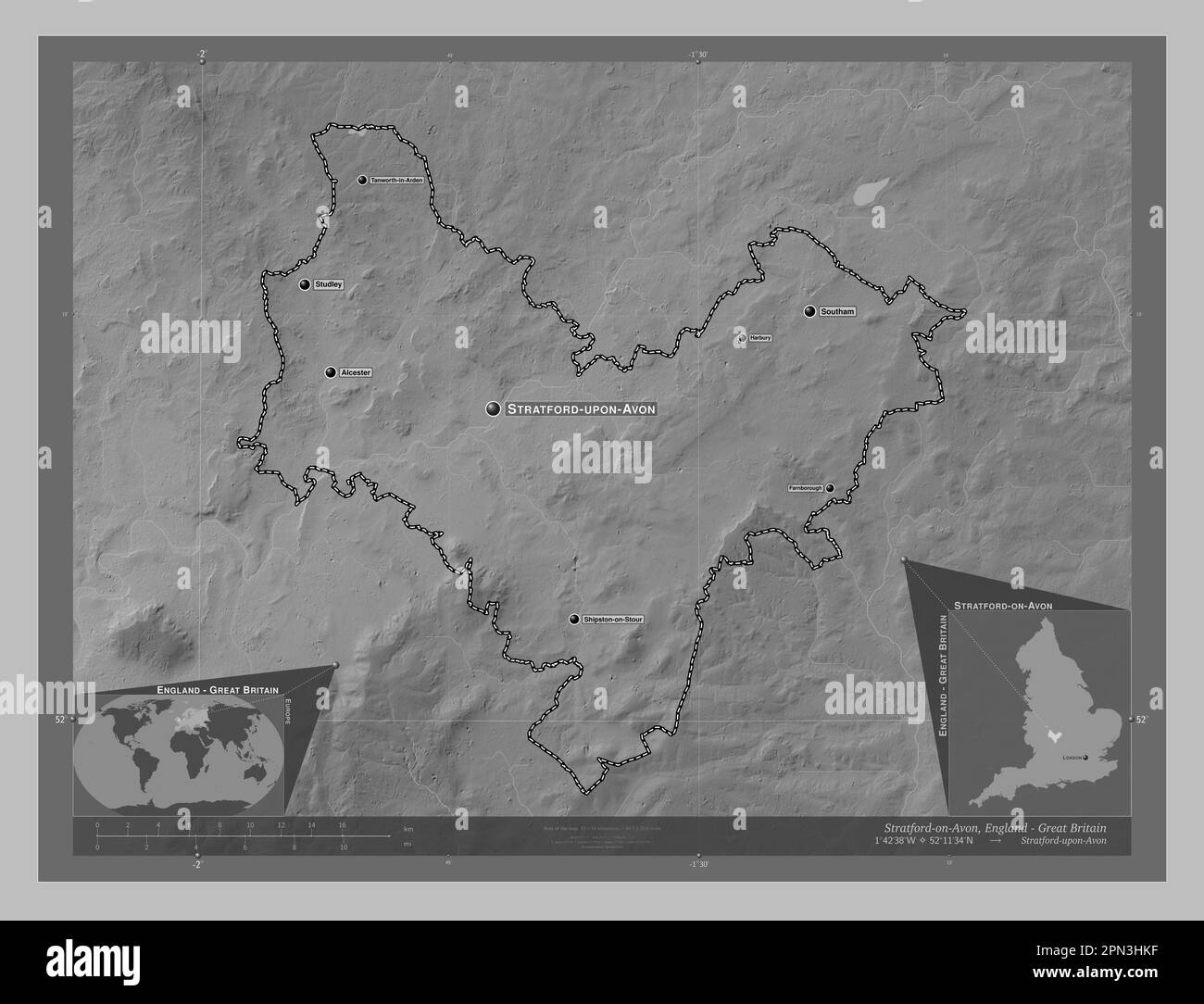 Stratford-on-Avon, non metropolitan district of England - Great Britain ...