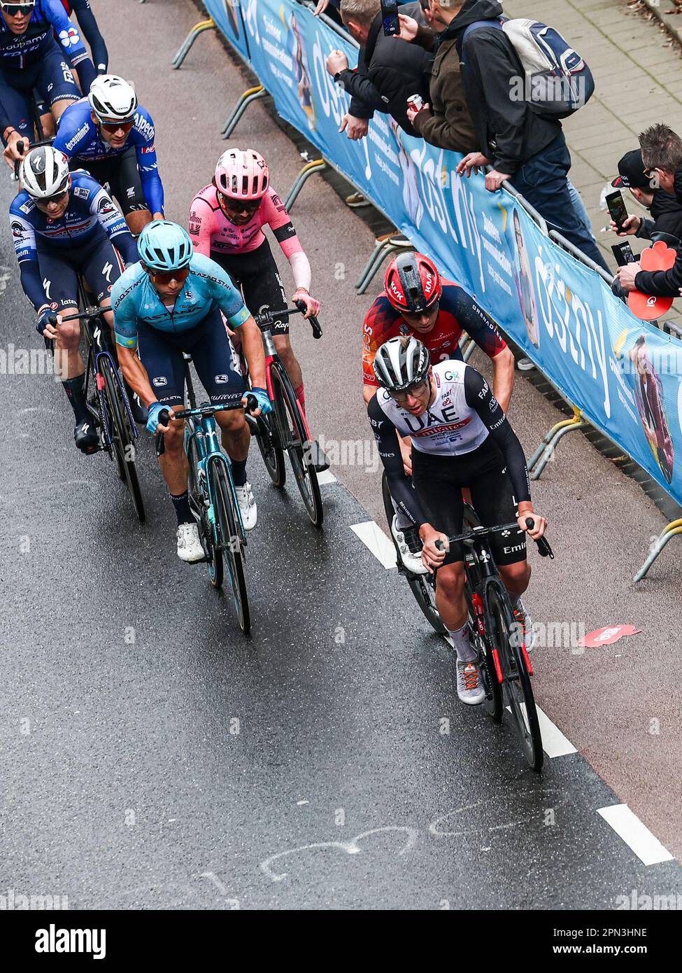 VALKENBURG - Tadej Pogacar in action during the 57th Amstel Gold Race ...