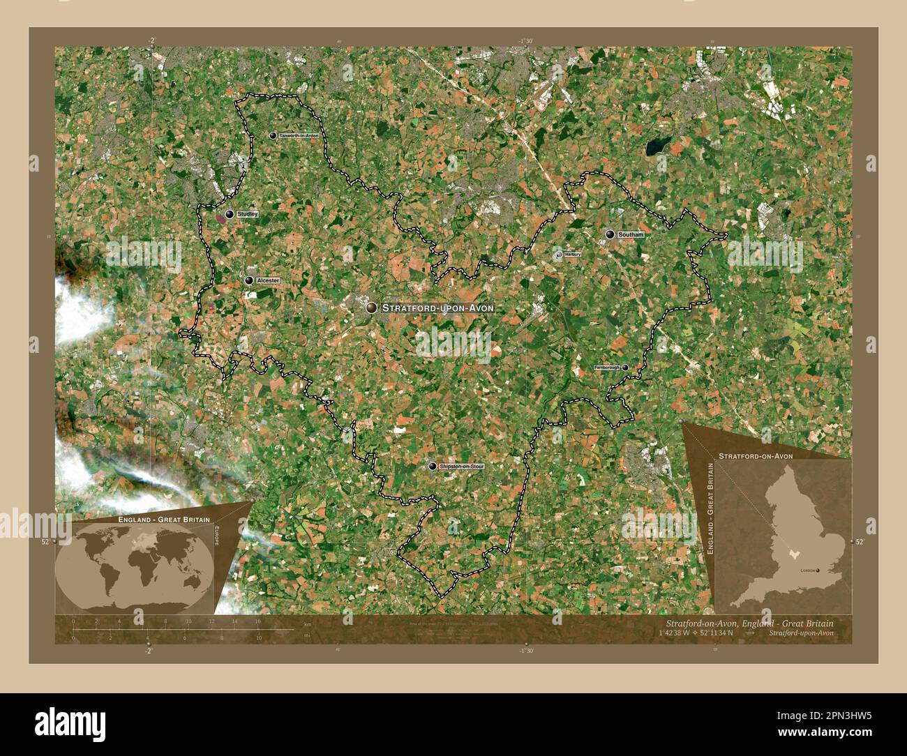 Stratford-on-Avon, non metropolitan district of England - Great Britain ...