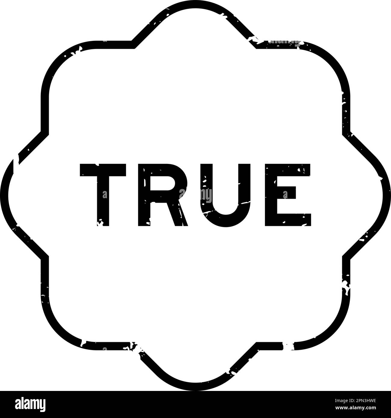 Grunge black true word rubber seal stamp on white background Stock Vector Image & Art - Alamy