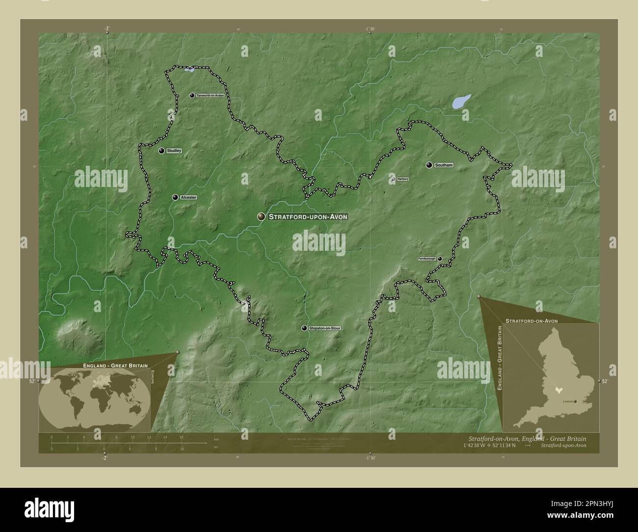 Stratford-on-Avon, non metropolitan district of England - Great Britain ...