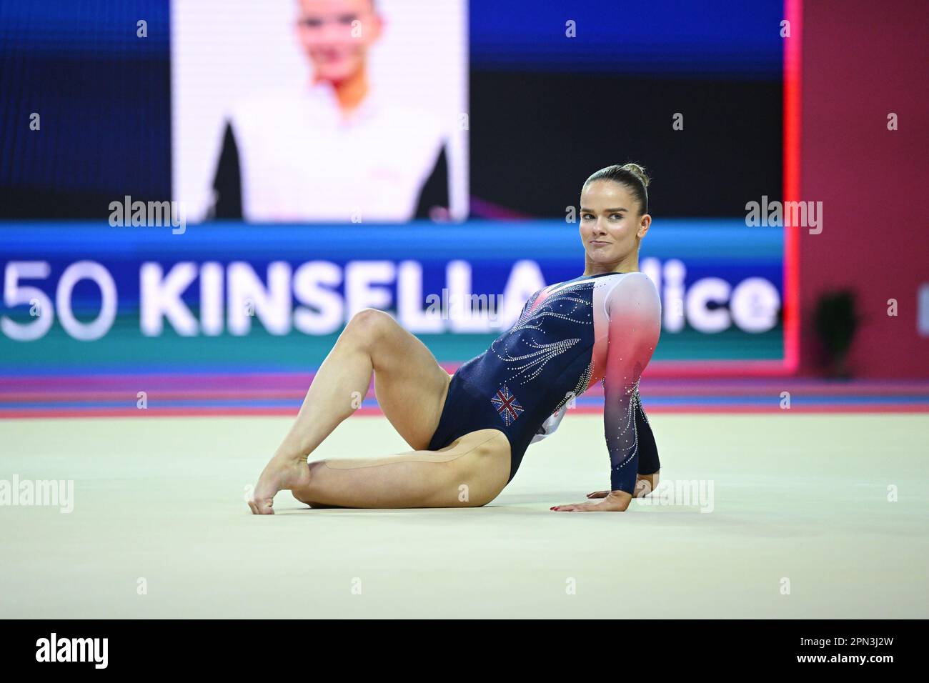 Antalya, Turkey. 16th Apr, 2023. Alice Kinsella (GBR) floor during ...