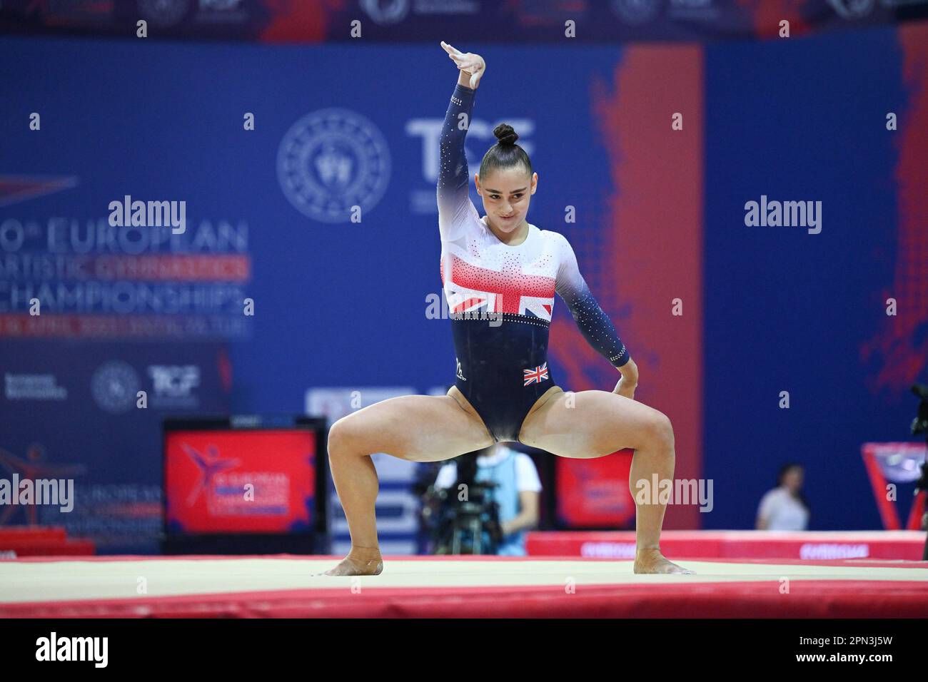 Antalya Turkey 16th Apr 2023 Jessica Gadirova Gbr Floor During