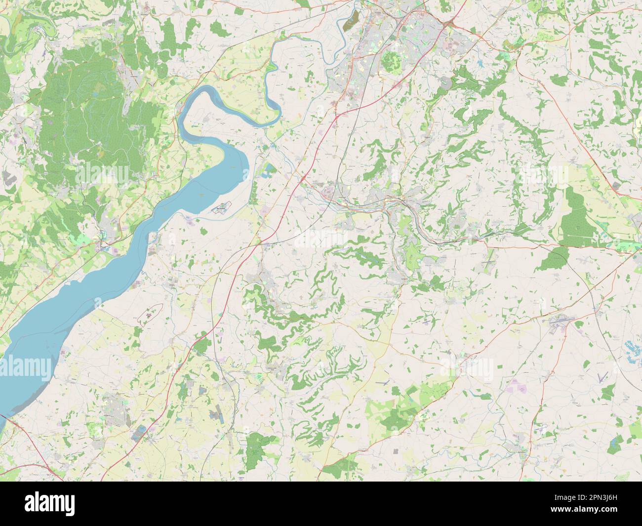 Stroud district map hi-res stock photography and images - Alamy