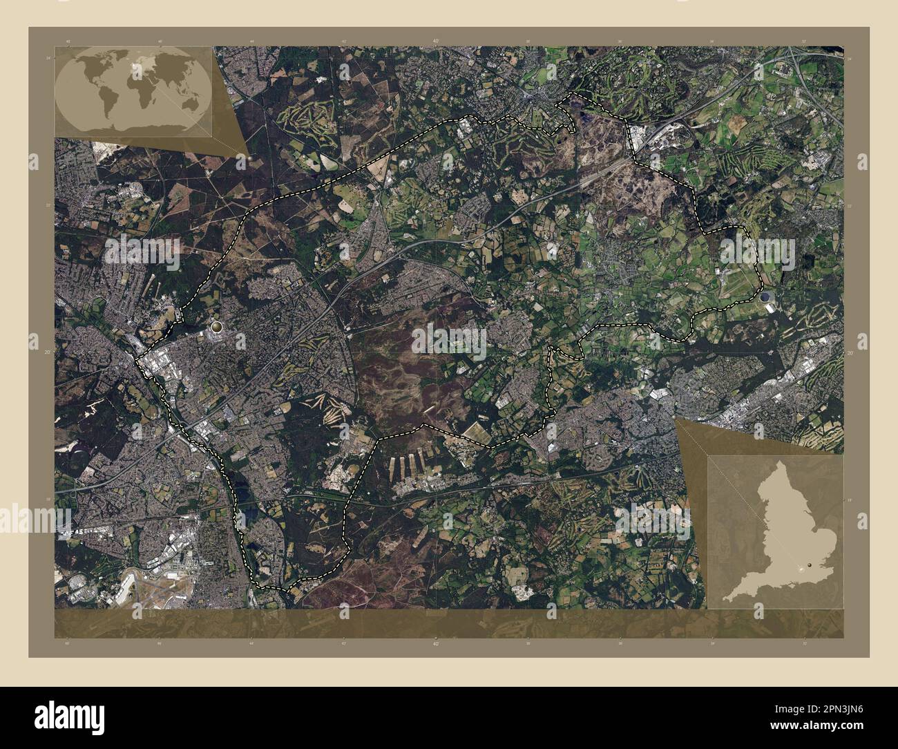 Surrey Heath, non metropolitan district of England - Great Britain ...