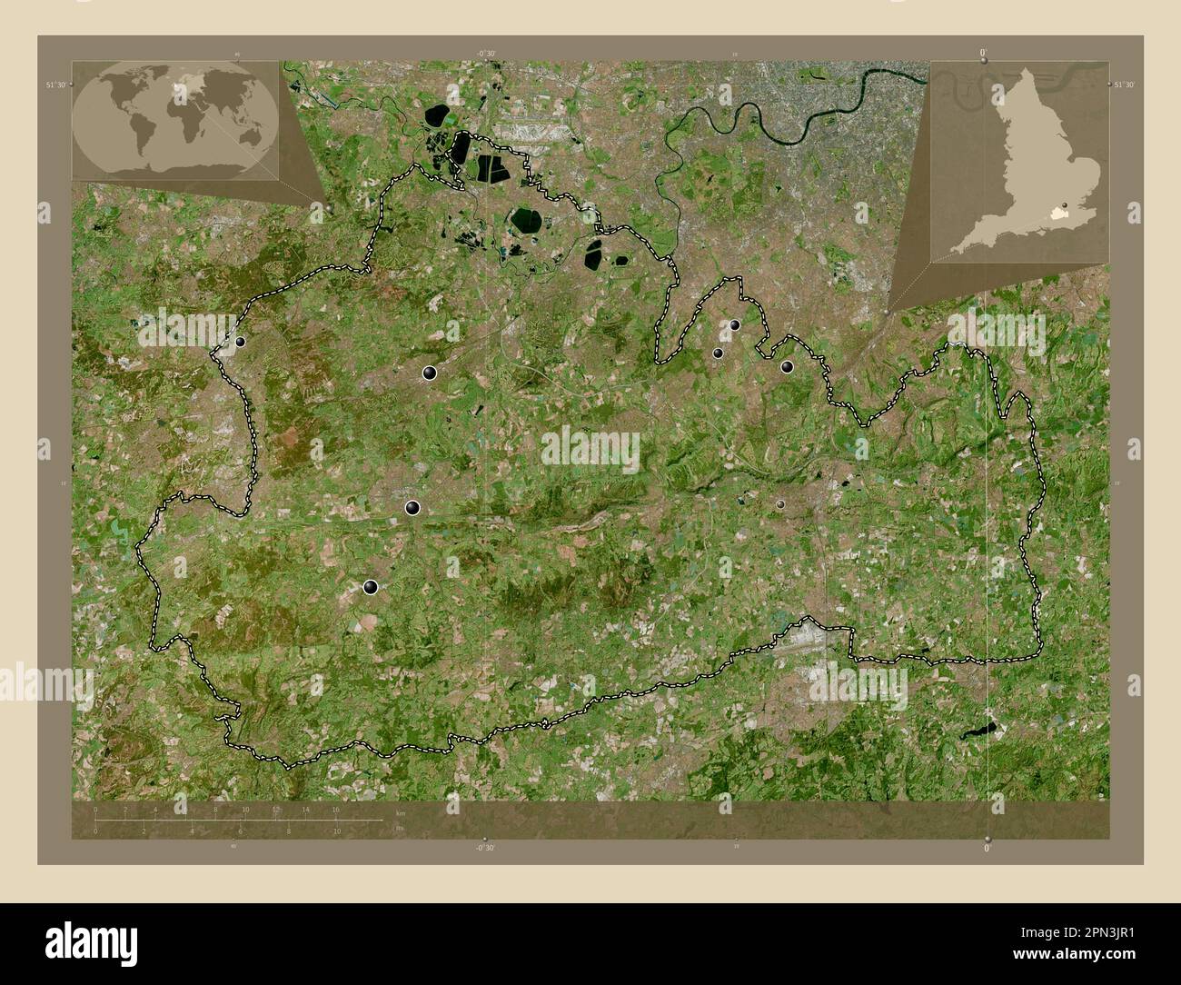 Surrey, administrative county of England - Great Britain. High ...