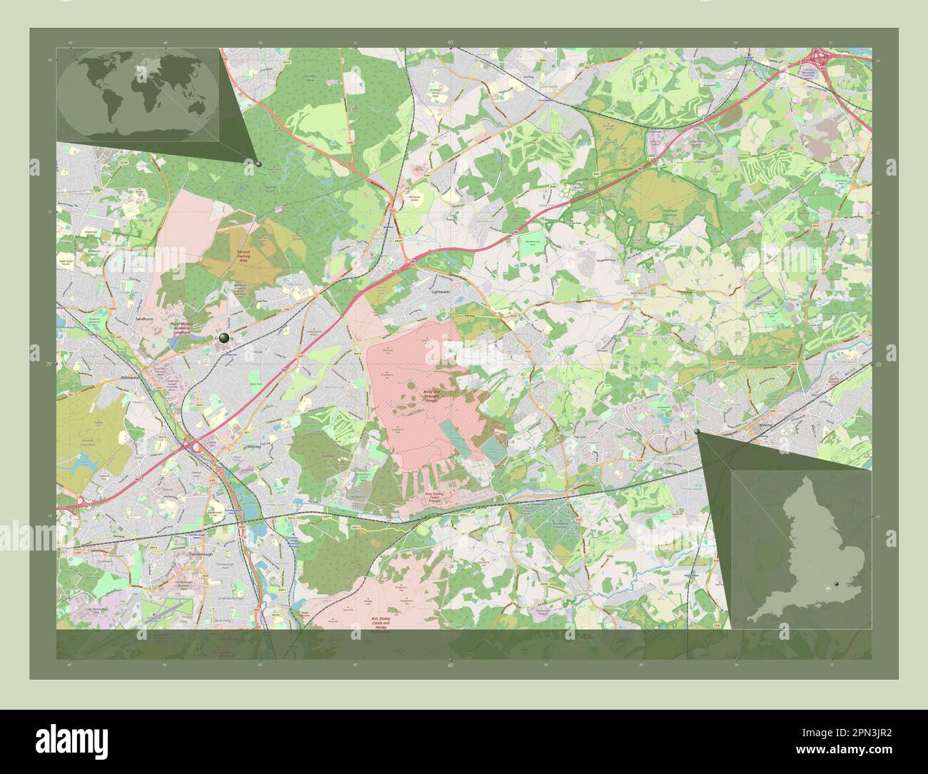 Surrey Heath, non metropolitan district of England - Great Britain ...