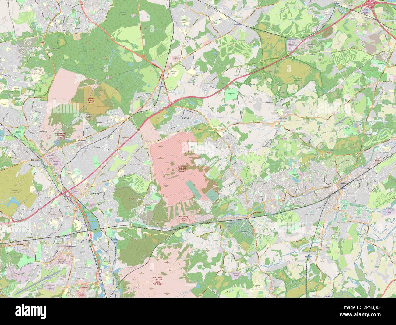 Surrey Heath, non metropolitan district of England - Great Britain ...