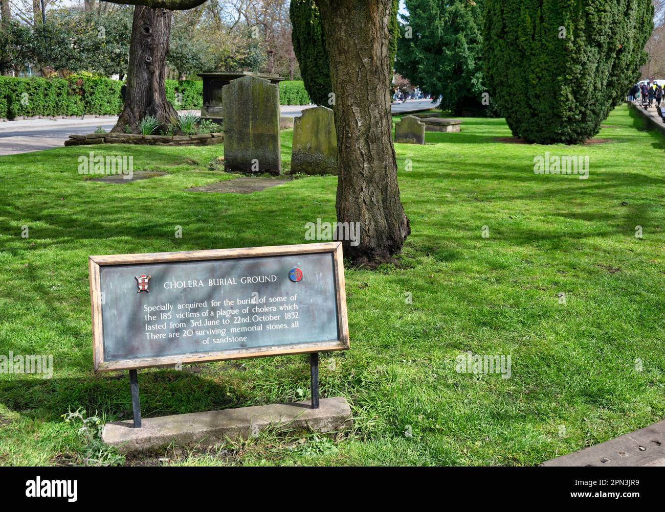 York city Cholera Burial Ground garden and cemetery in memorial to ...