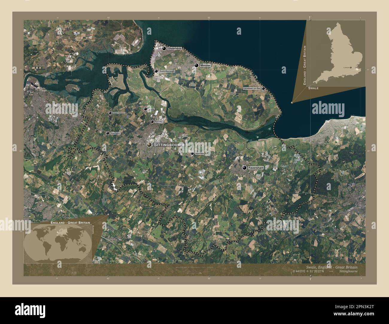 Swale, non metropolitan district of England - Great Britain. High ...