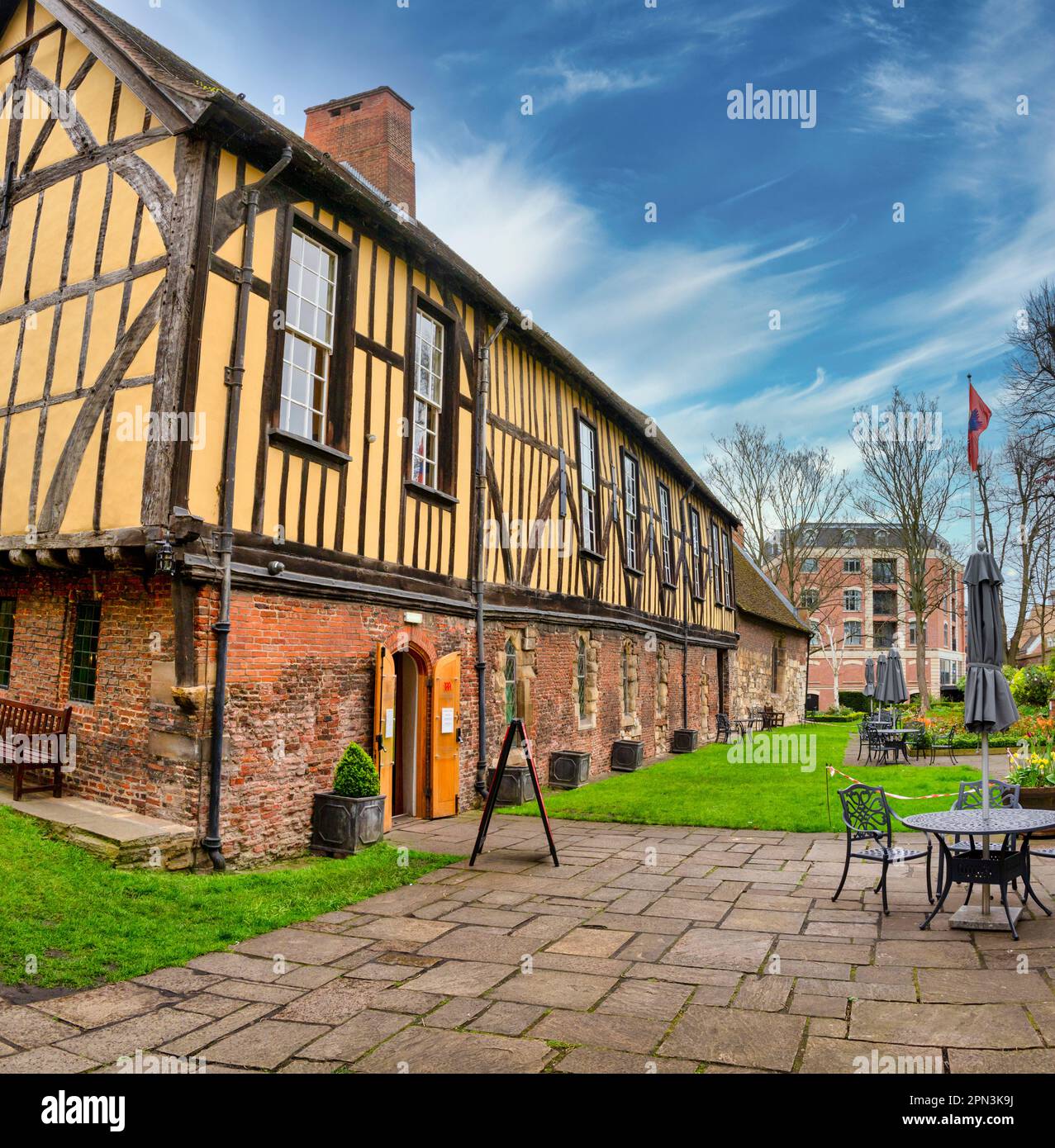 This is 600 year old timber framed York City merchants adventurers ...