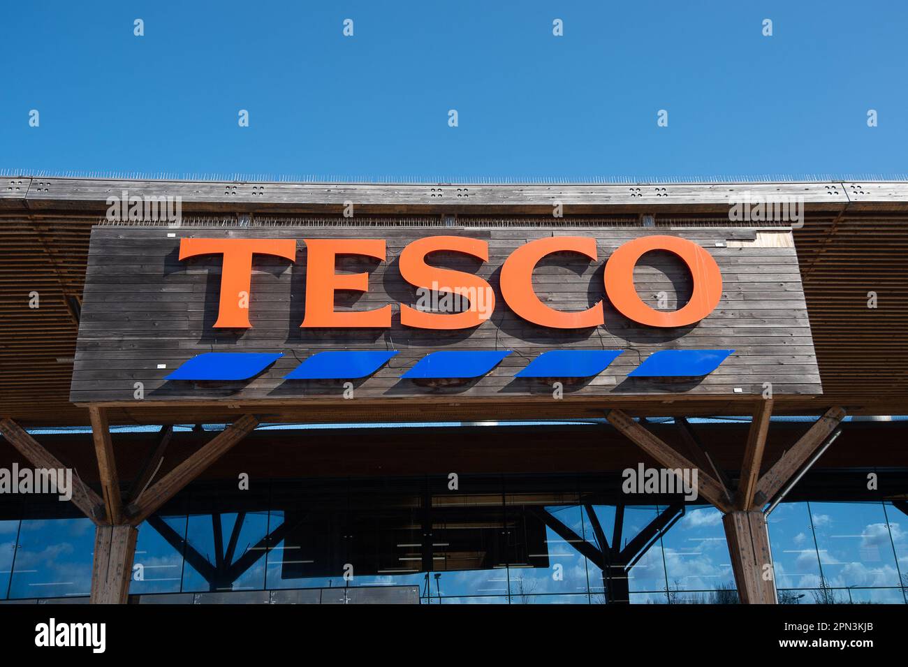 Taplow Buckinghamshire Uk 13th April 2023 A Tesco Supermarket In
