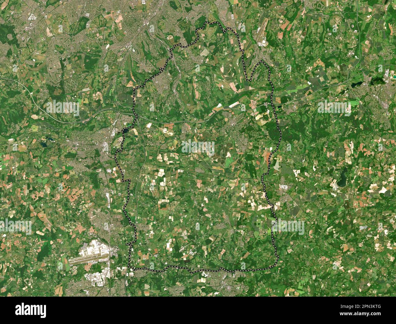 Tandridge, non metropolitan district of England - Great Britain. Low ...