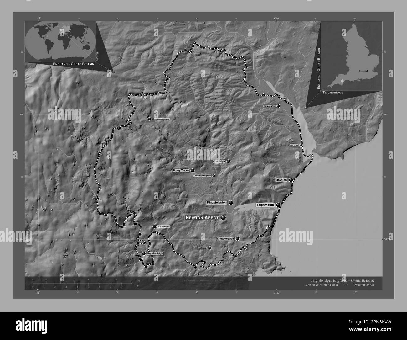 Teignbridge, non metropolitan district of England - Great Britain ...