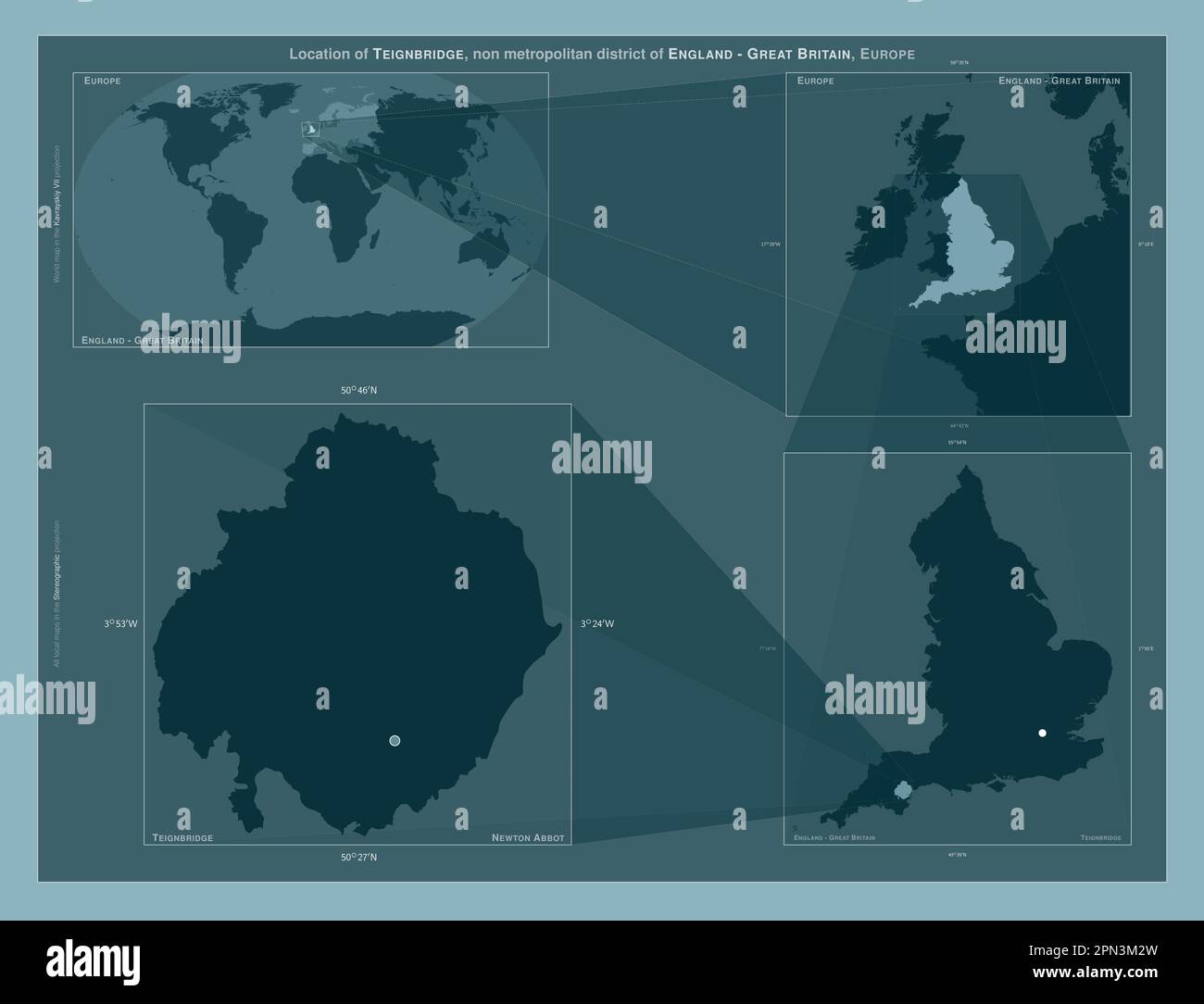 Teignbridge, non metropolitan district of England - Great Britain ...