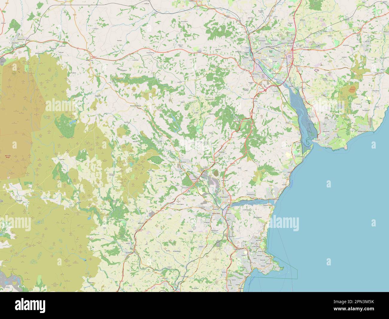 Teignbridge, non metropolitan district of England - Great Britain. Open ...