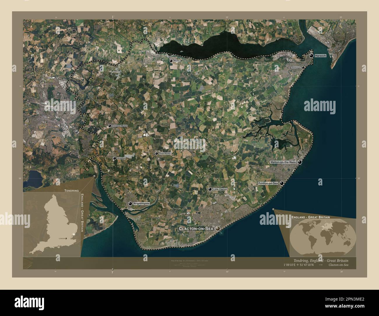 Tendring, non metropolitan district of England - Great Britain. High ...
