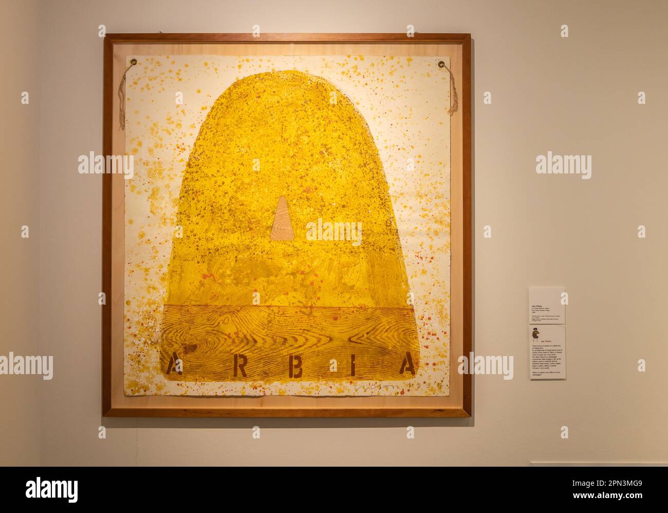 Artwork by Joe Tilson British artist " The Crete Senesi" , 1994 ...