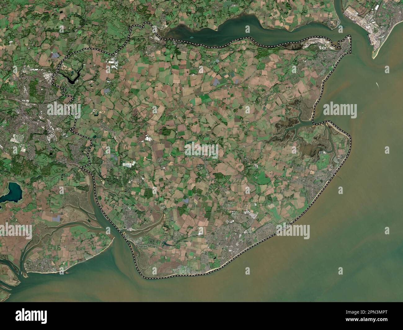 Tendring, non metropolitan district of England - Great Britain. Low ...