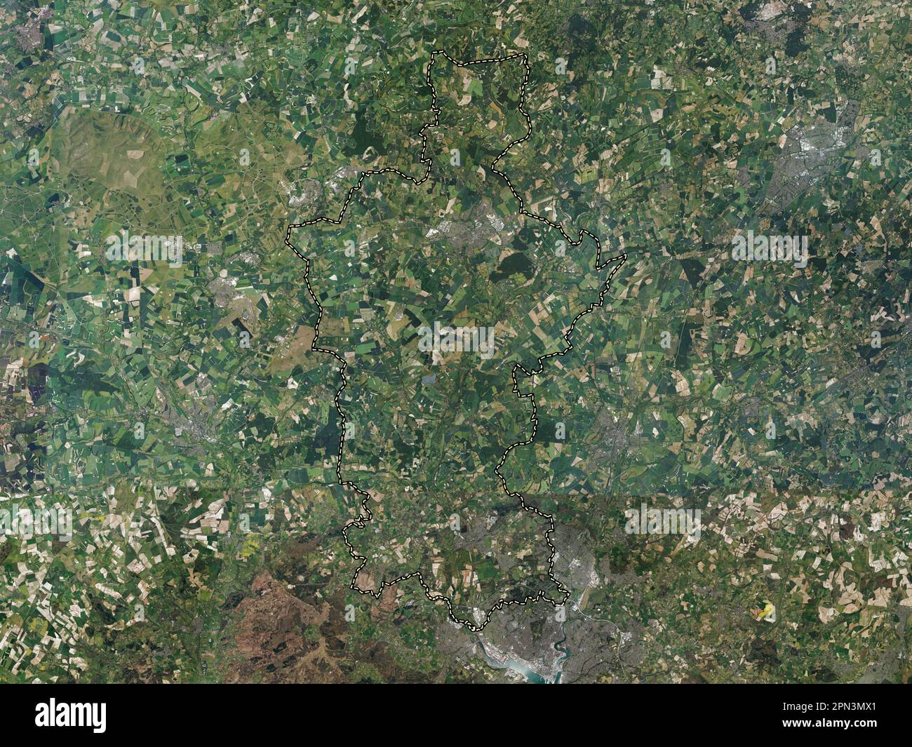 Test Valley, non metropolitan district of England - Great Britain. High ...