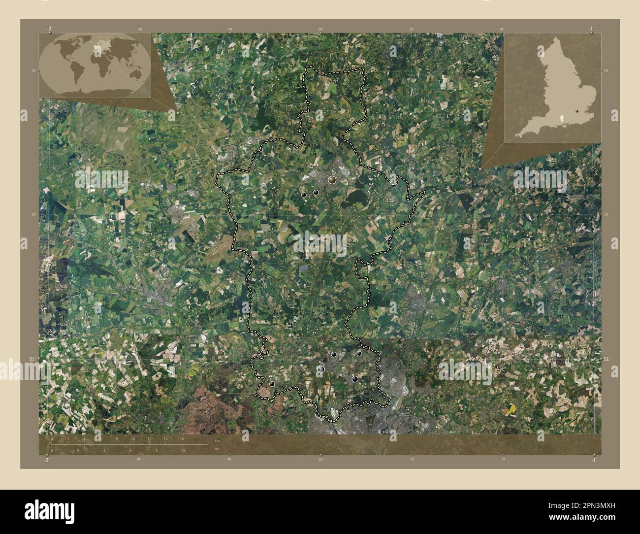 Test Valley, non metropolitan district of England - Great Britain. High ...
