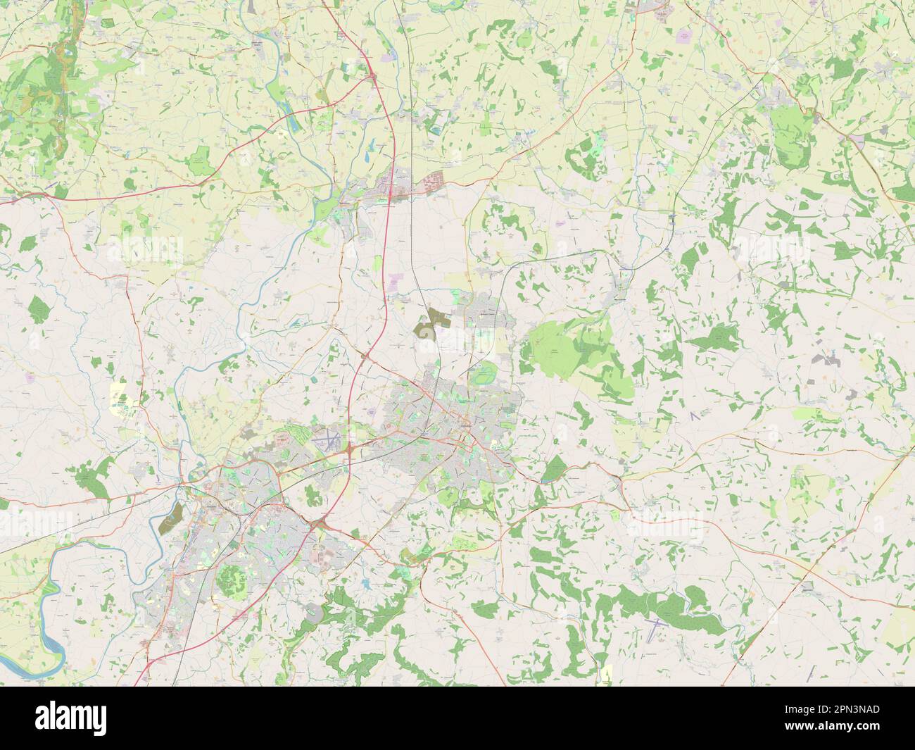 Map of bishops cleeve hi-res stock photography and images - Alamy