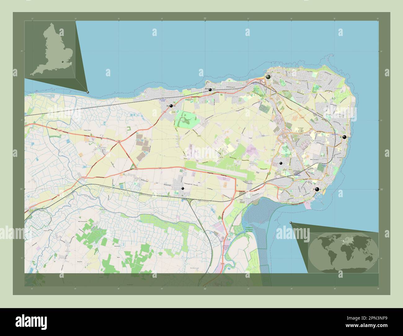 Thanet, non metropolitan district of England - Great Britain. Open ...