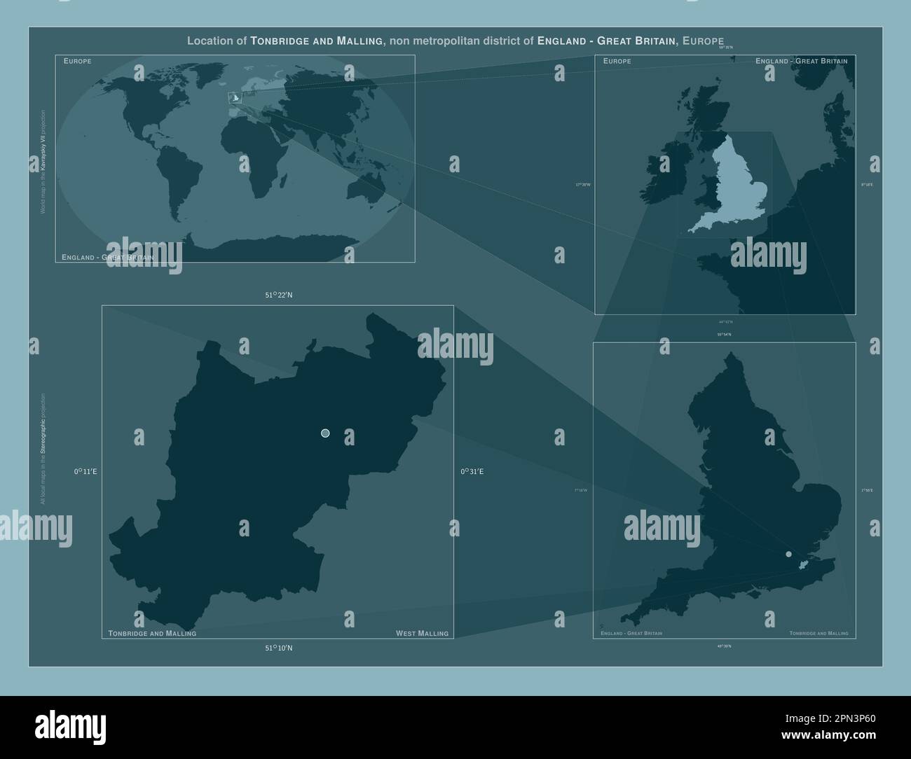 Tonbridge and Malling, non metropolitan district of England - Great ...