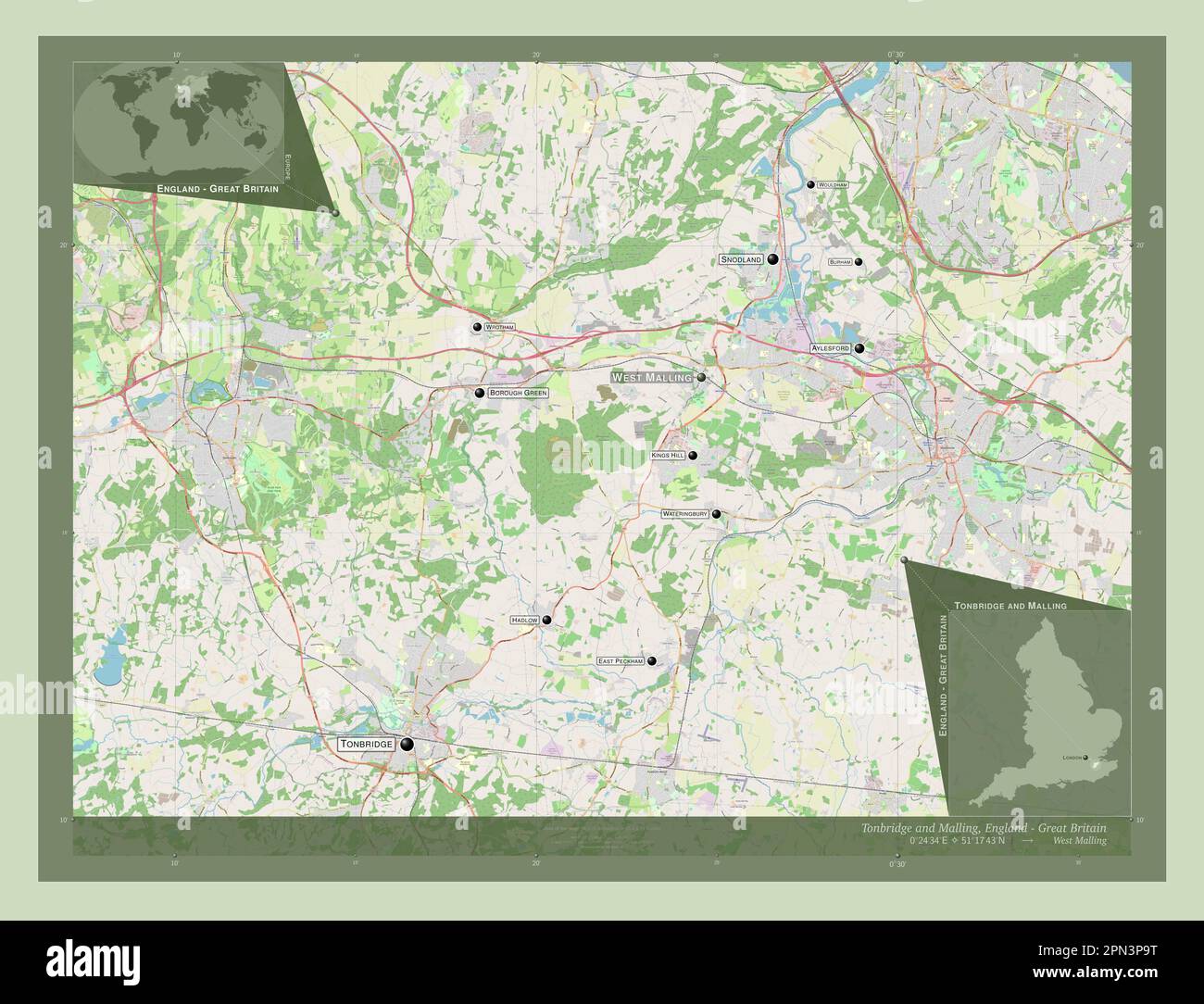 Tonbridge and Malling, non metropolitan district of England - Great ...