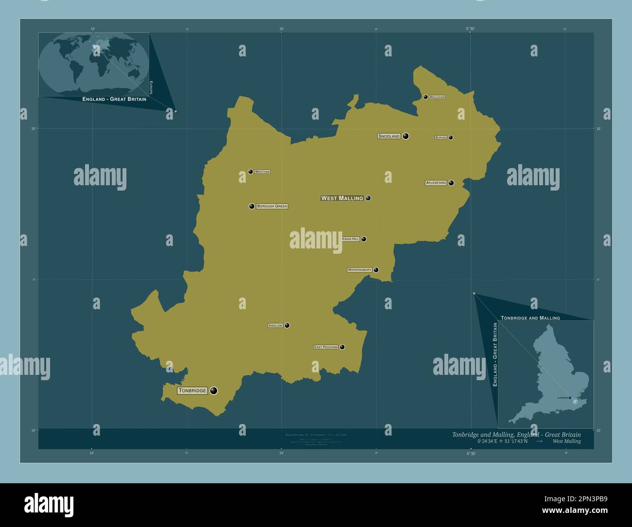 Tonbridge and Malling, non metropolitan district of England - Great ...