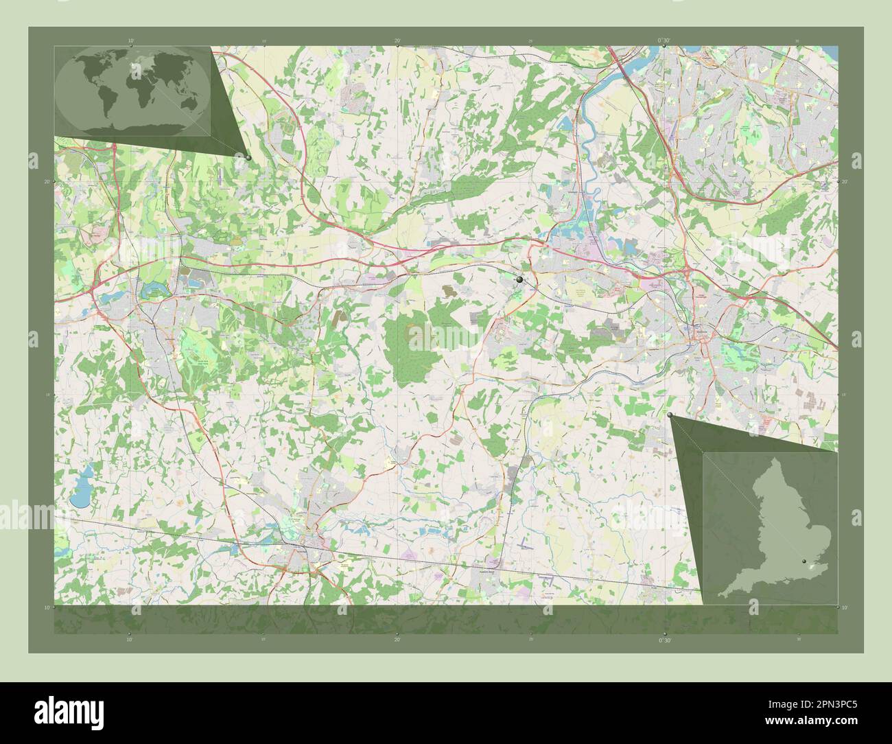 Street maps of tonbridge hi-res stock photography and images - Alamy