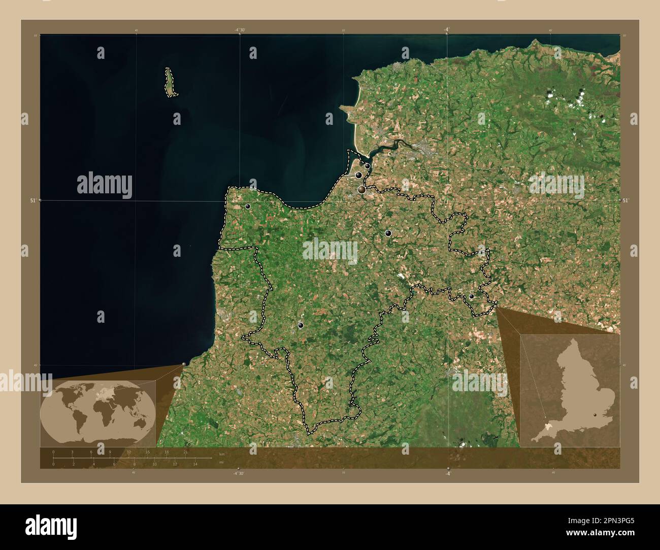 Torridge, non metropolitan district of England - Great Britain. Low ...