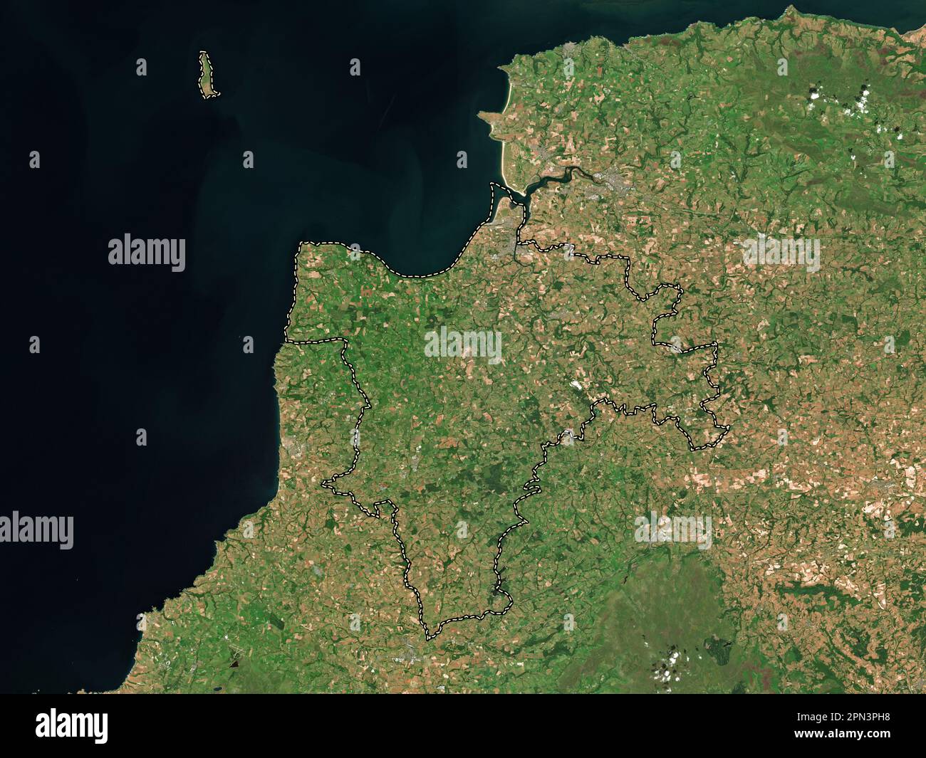 Torridge, non metropolitan district of England - Great Britain. Low ...