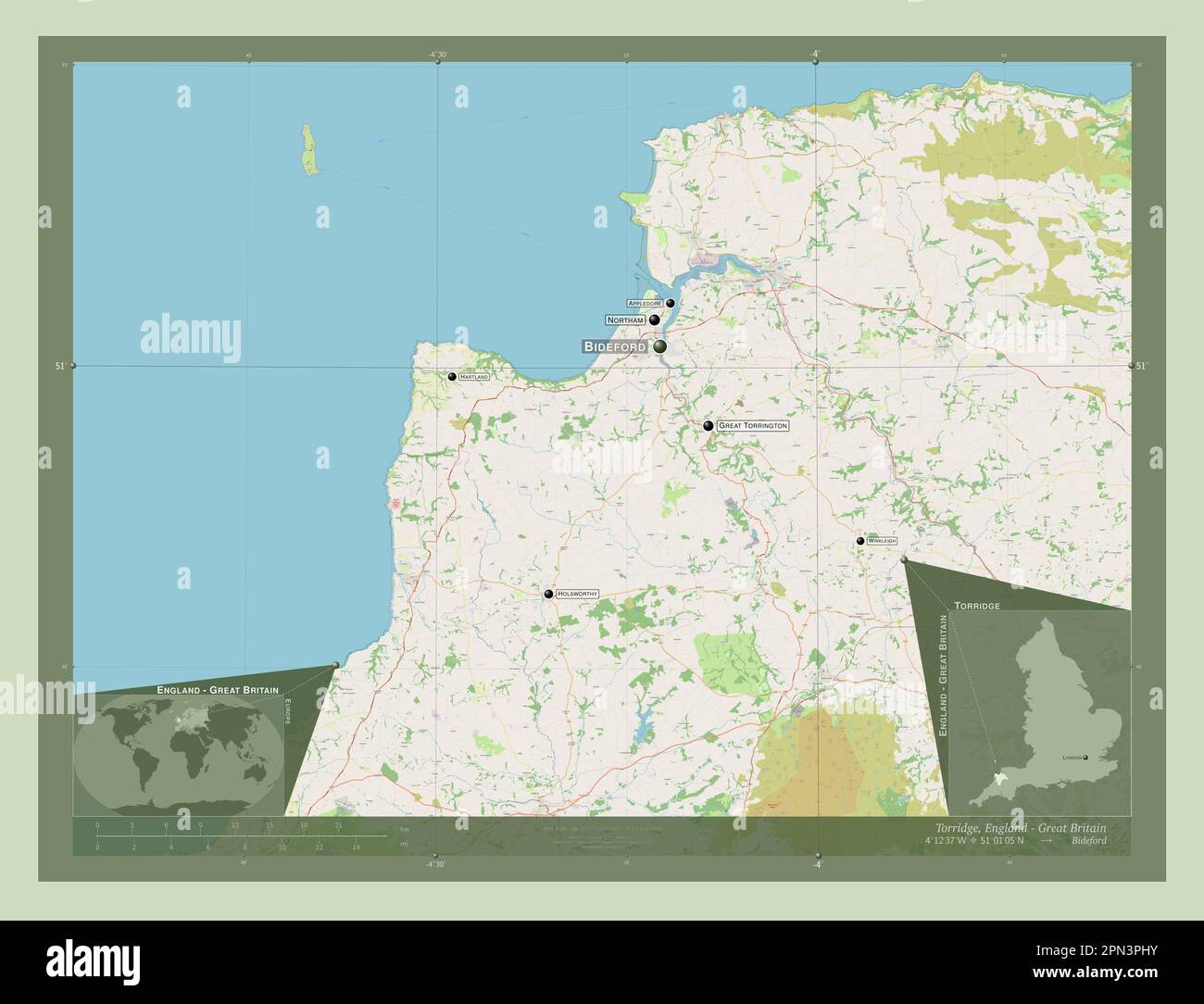Torridge, non metropolitan district of England - Great Britain. Open ...