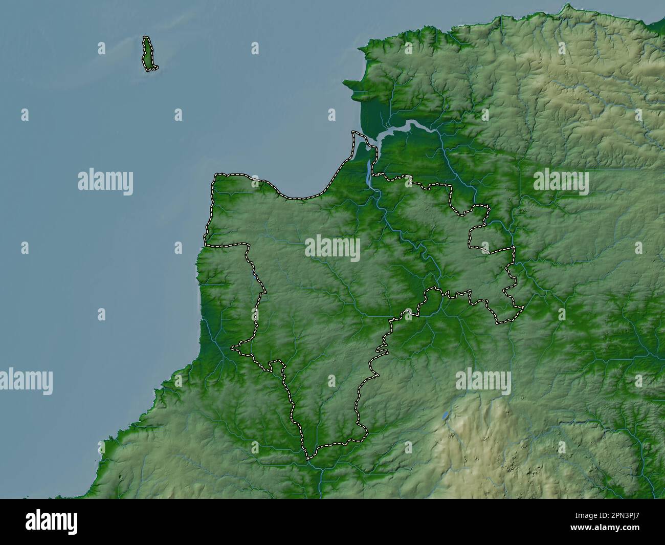 Torridge, non metropolitan district of England - Great Britain. Colored ...