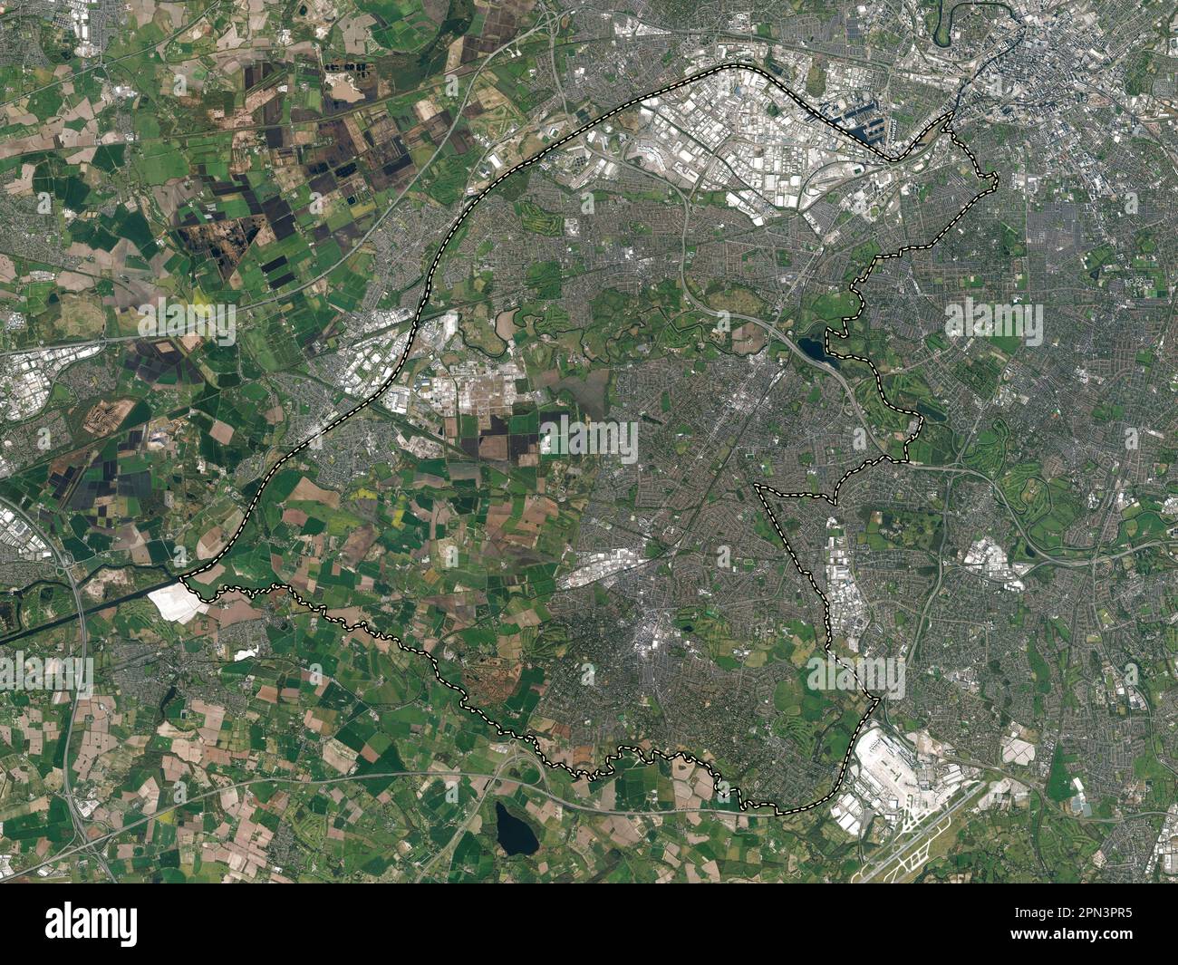 Trafford, metropolitan district of England - Great Britain. High ...