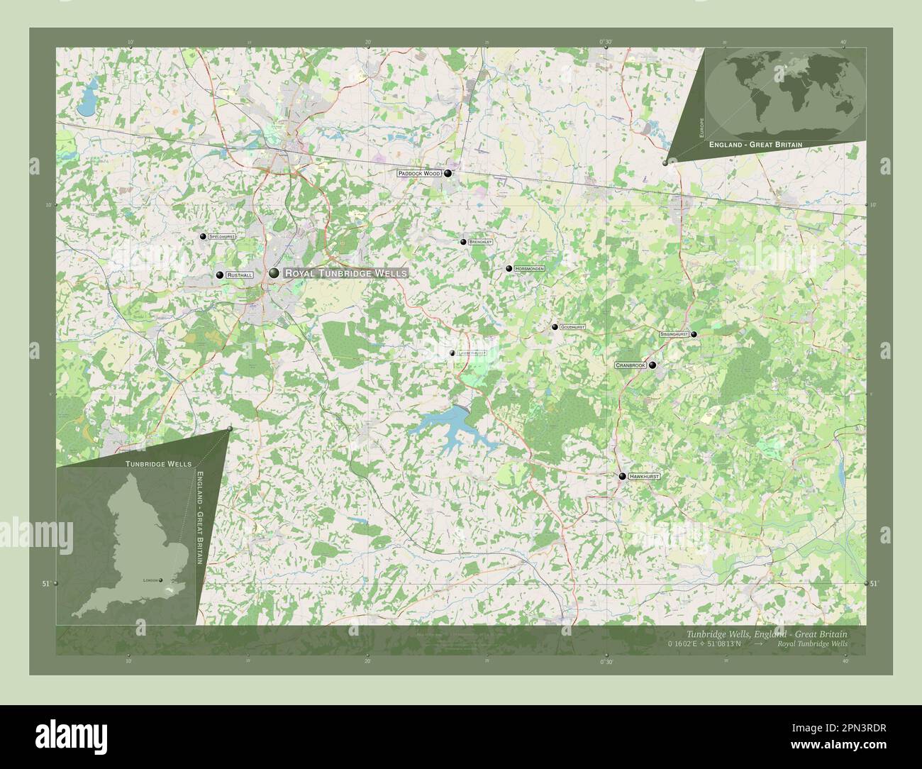 Tunbridge Wells, non metropolitan district of England - Great Britain ...