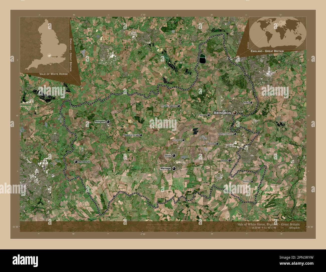 Vale of White Horse, non metropolitan district of England - Great ...