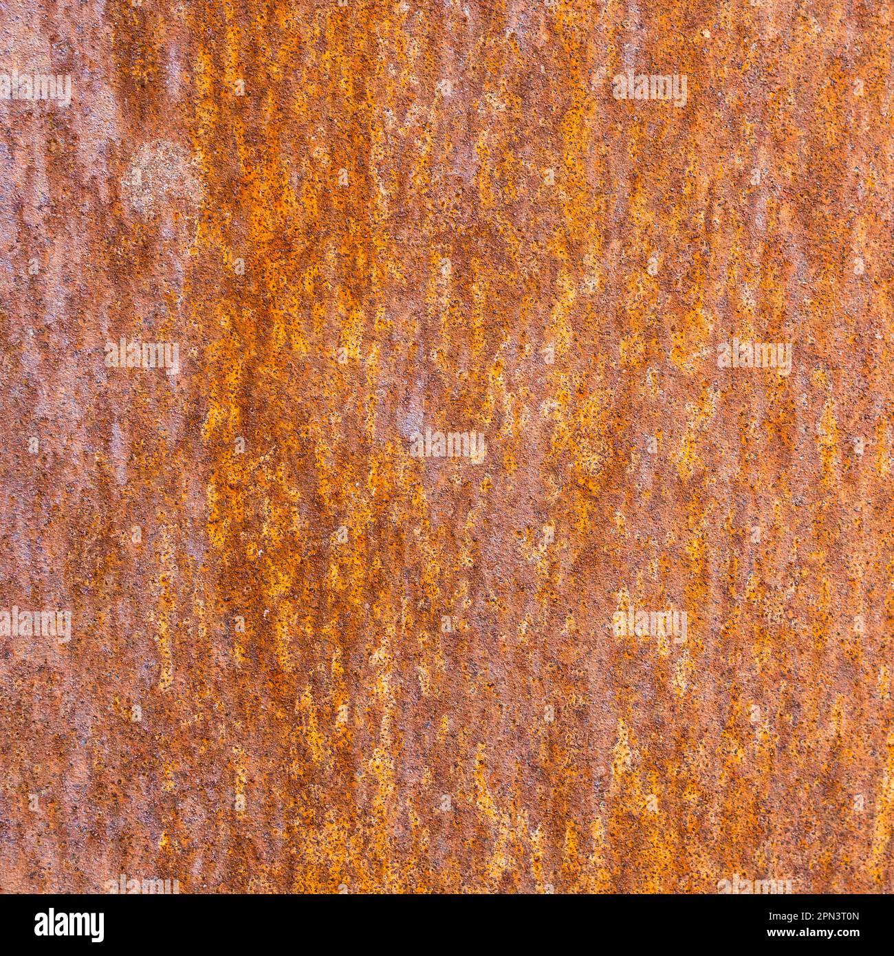 square metal background - textured rusty surface of old steel sheet ...