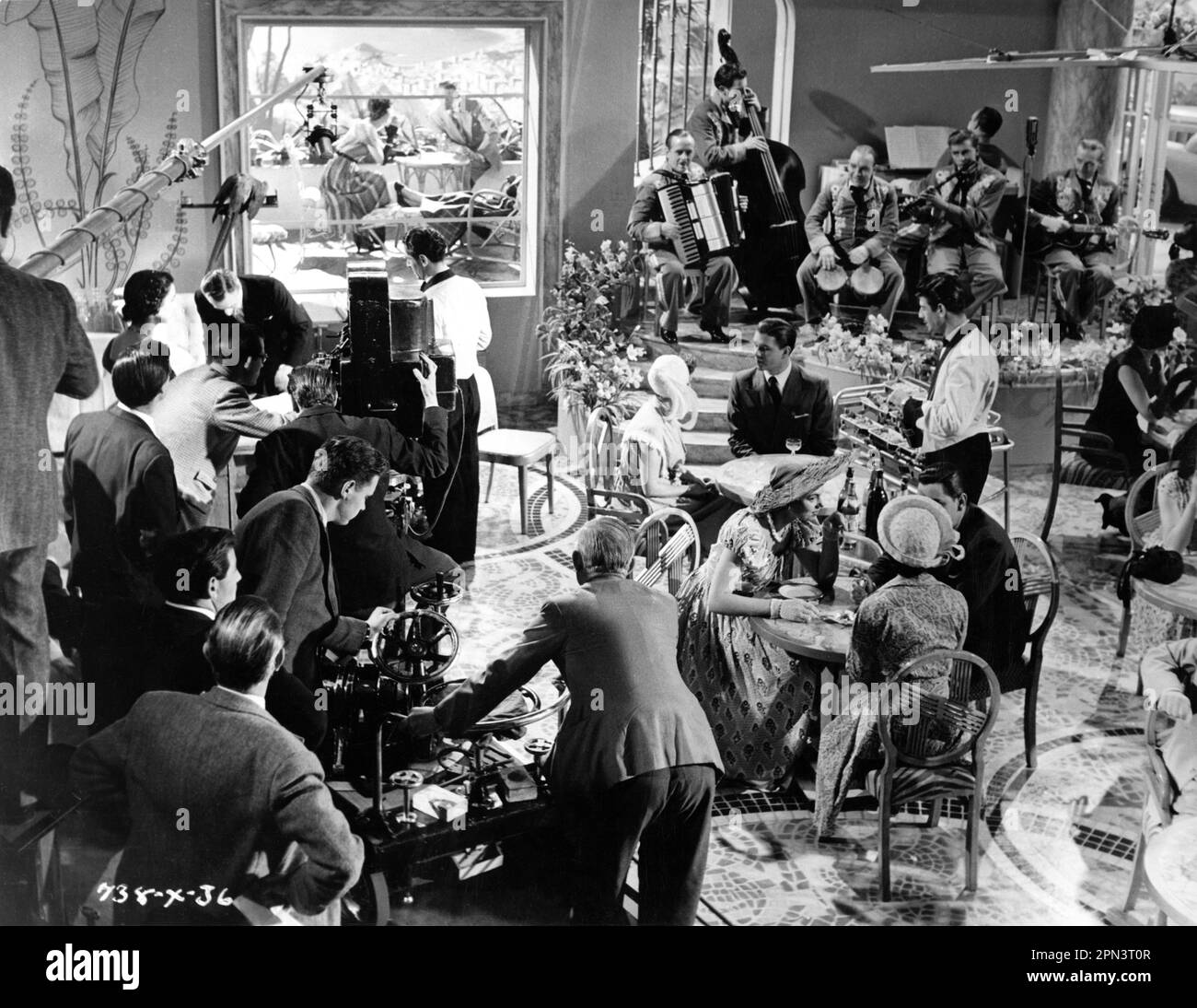 On set candid of Movie Crew filming on the South American Restaurant ...