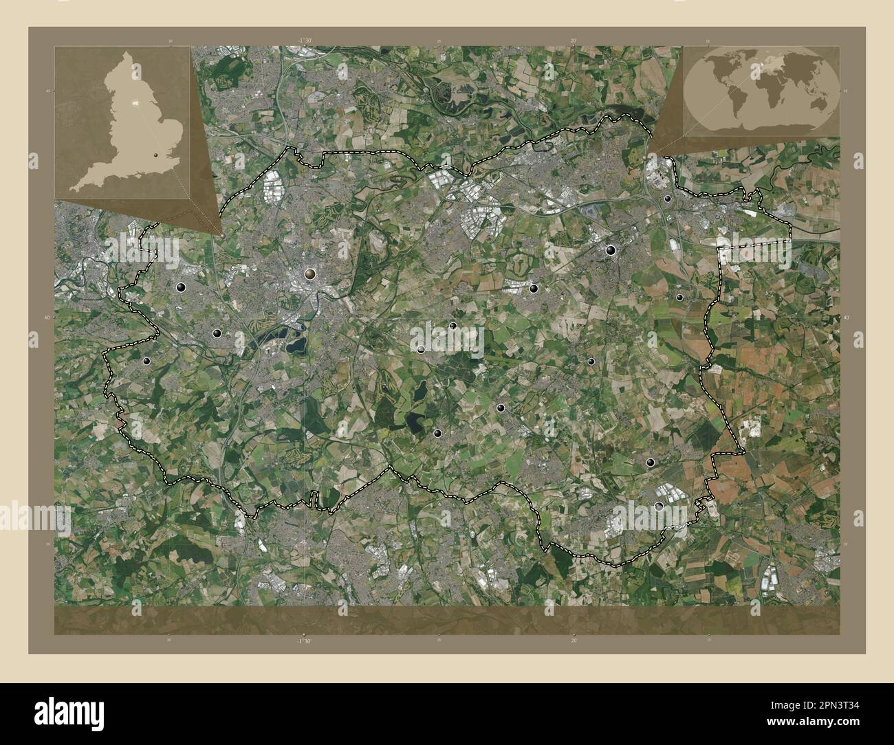 Map of pontefract hi-res stock photography and images - Alamy