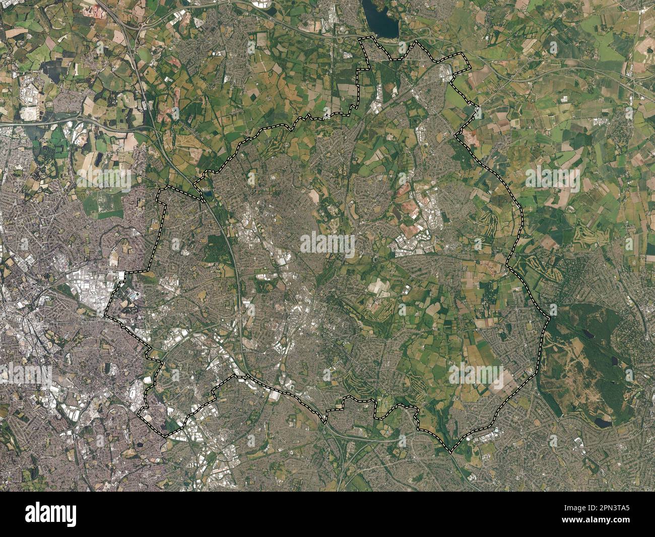 Walsall, unitary authority of England - Great Britain. High resolution ...