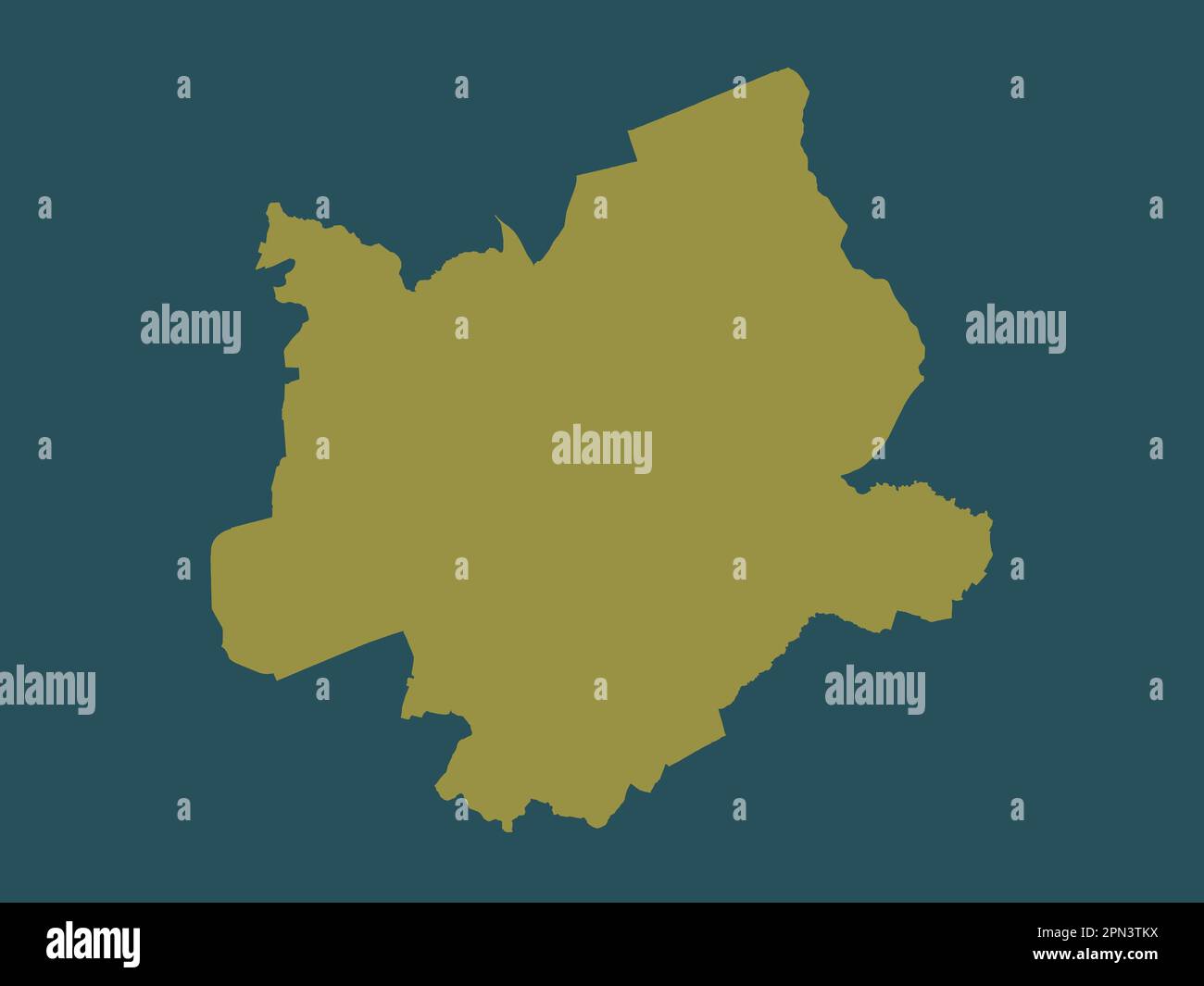 Warrington, unitary authority of England - Great Britain. Solid color ...